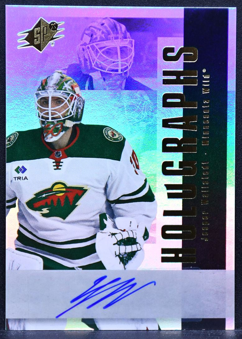 2024-25 SPx Holographs Silver Jesper Wallstedt HOLO-JW Minnesota Wild ...