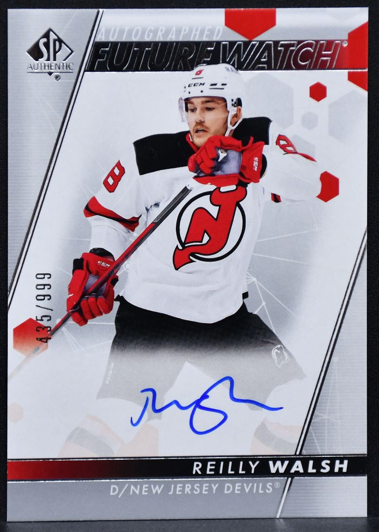 2022-23 SP Authentic Future Watch Auto Reilly Walsh 126 RC Auto 435/99 ...