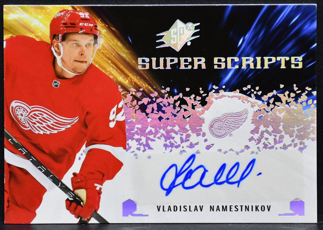 2021-22 SPx Superscripts Vladislav Namestnikov SS-VN Detroit Red Wings ...