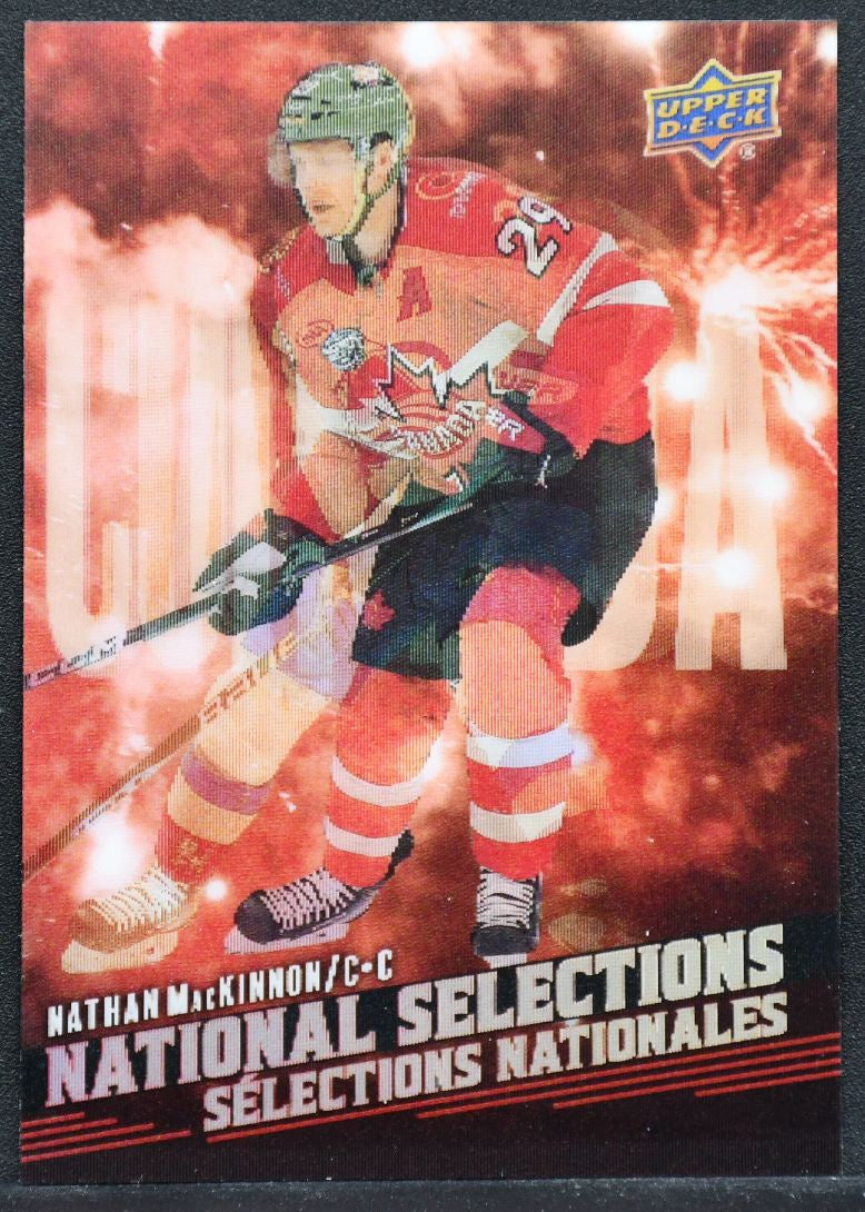 2025-26 UD Tim Hortons National Selections Nathan MacKinnon NS-4 / Tea ...