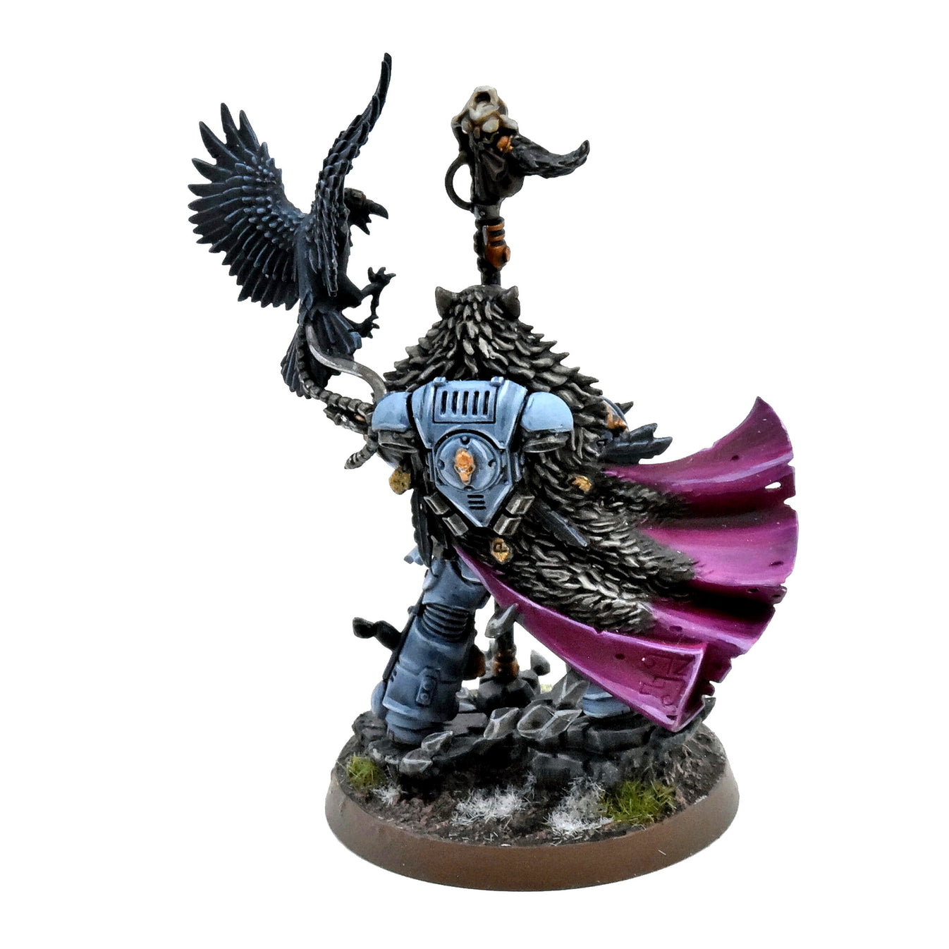 SPACE WOLVES Njal Stormcaller In Terminator Armour #1 PRO PAINTED 40K ...