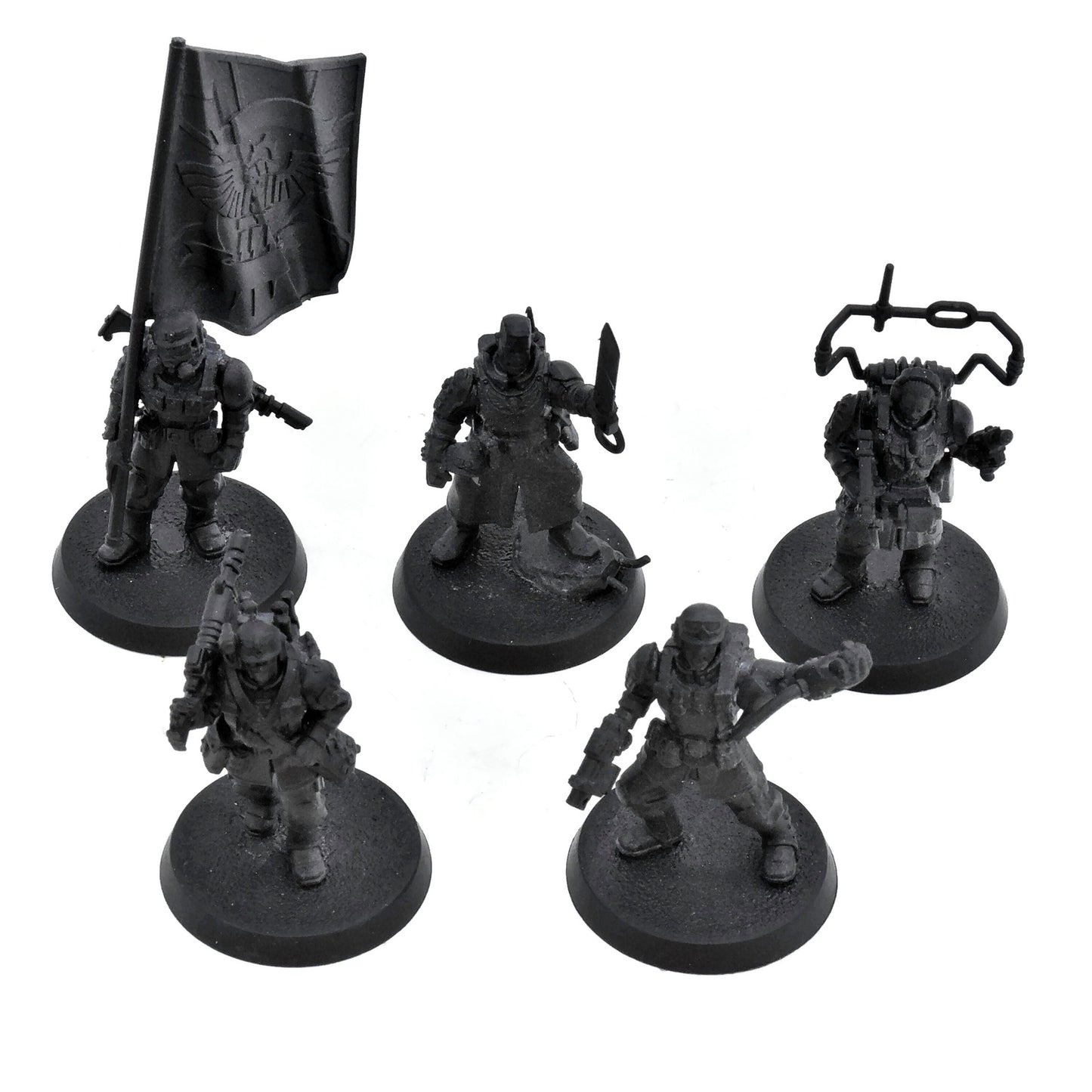 ASTRA MILITARUM 5 Cadian Command Squad #1 Warhammer 40K 9619 – Kingdom ...