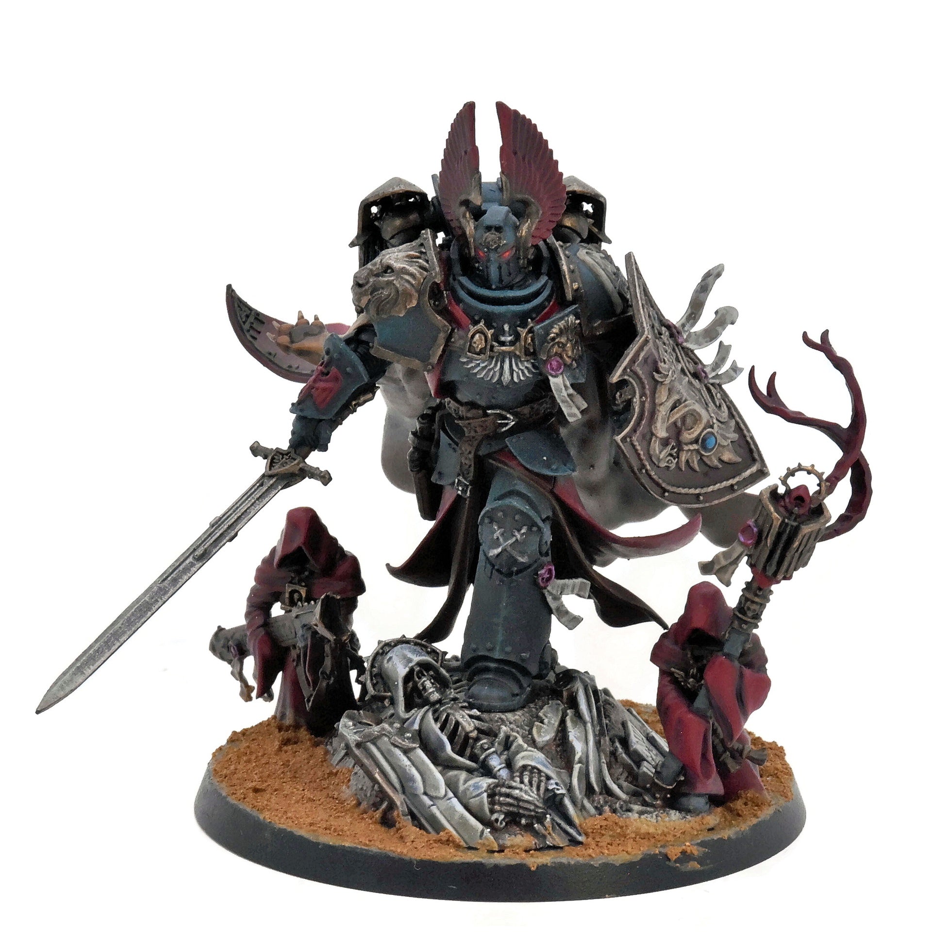 DARK ANGELS Lion El'Johnson #1 WELL PAINTED Warhammer 40K 1544 ...