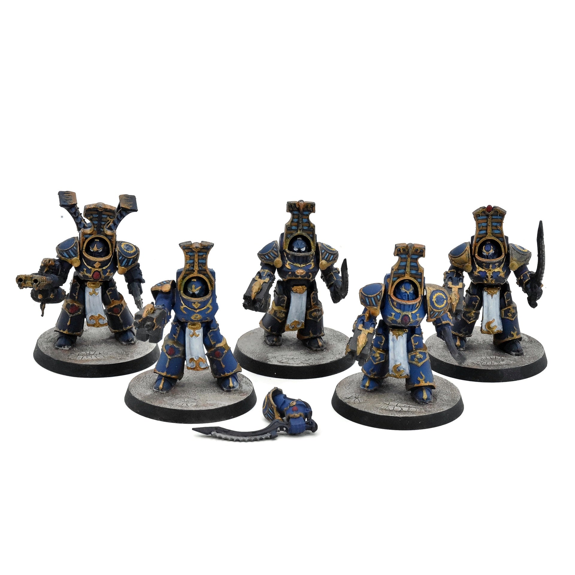 THOUSAND SONS 5 Scarab Occult Terminators #2 WELL PAINTED Warhammer 40 ...