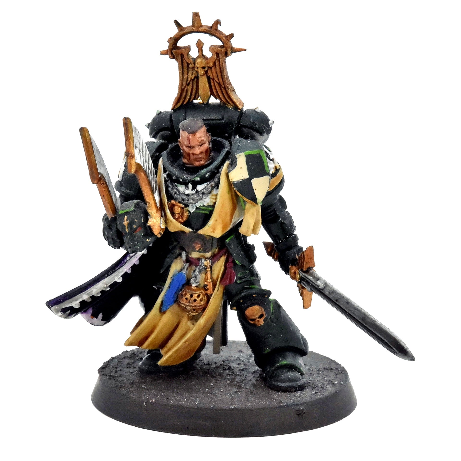 DARK ANGELS Master Lazarus #1 WELL PAINTED Warhammer 40K 5497 – Kingdom ...