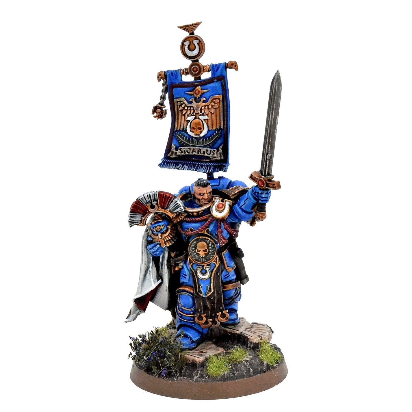 SPACE MARINES Ultramarines Cato Sicarius #1 PRO PAINTED 40K 5527 ...