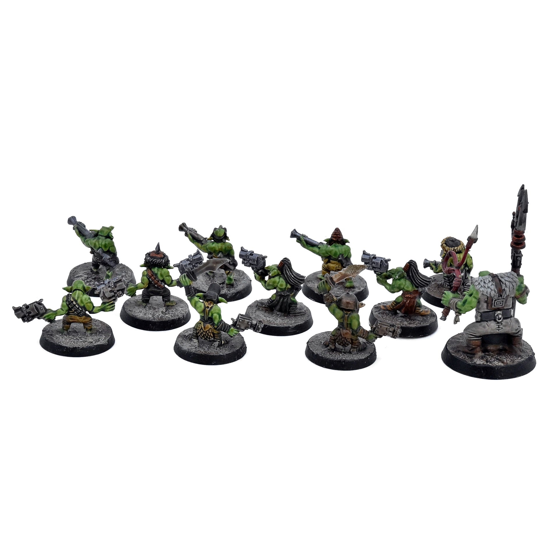 ORKS 10 Gretchin With Runtherd #3 WELL PAINTED Warhammer 40K 5978 – Kingdom of the Titans