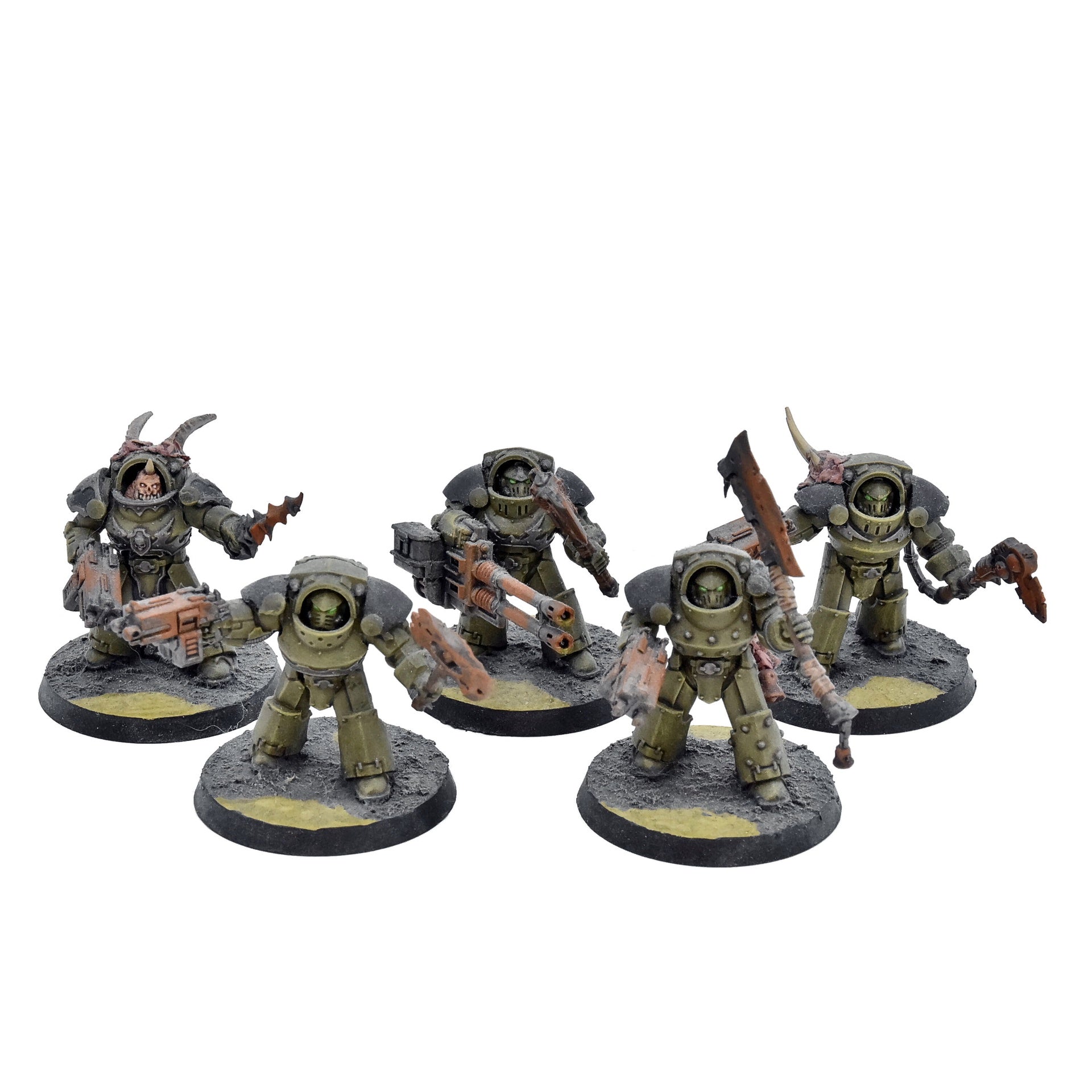 LOYALIST LEGION 5 Terminator Squad #1 Horus Heresy 6968 WELL PAINTED ...