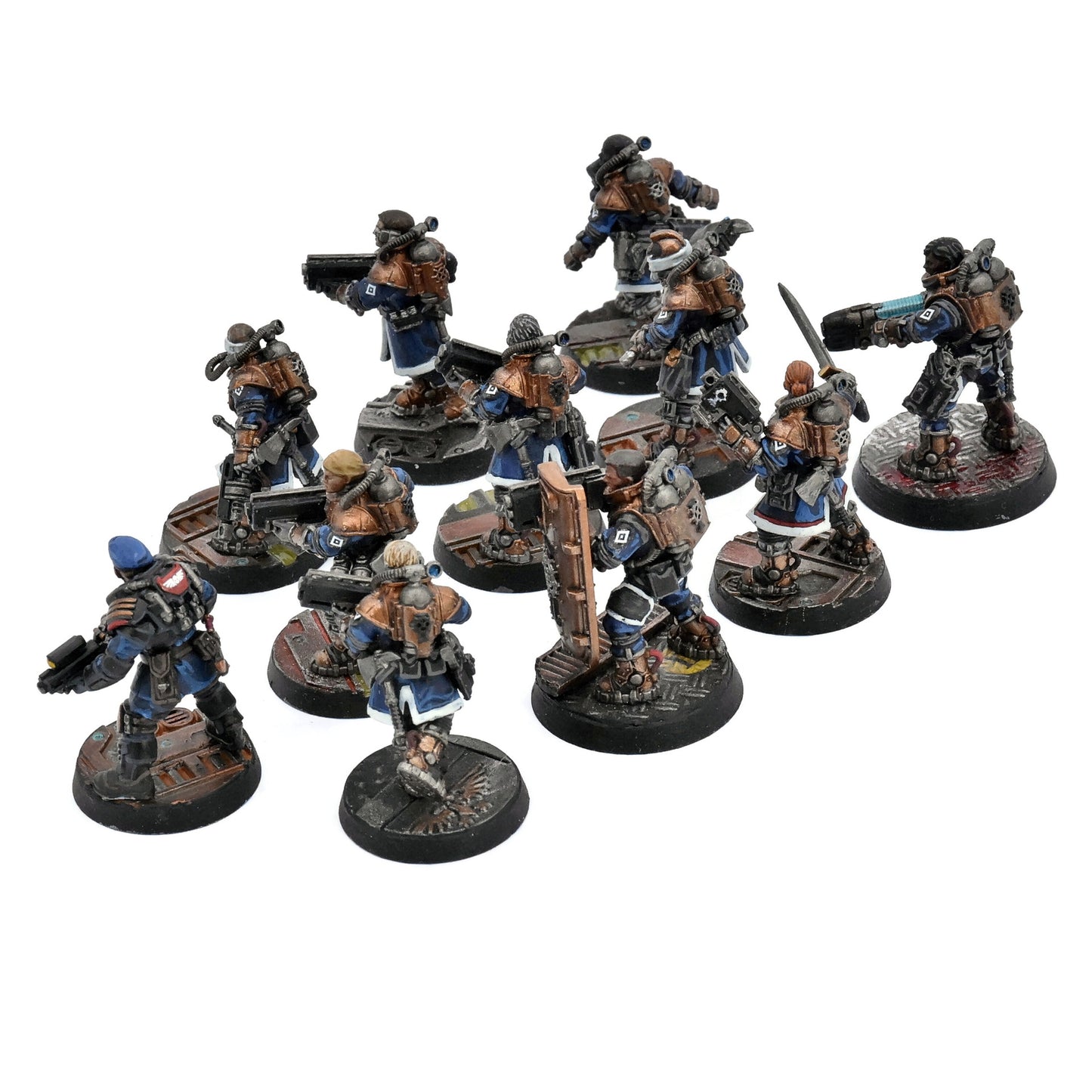 KILL TEAM 11 Imperial Navy Breachers #1 WELL PAINTED Warhammer 40K 748 ...