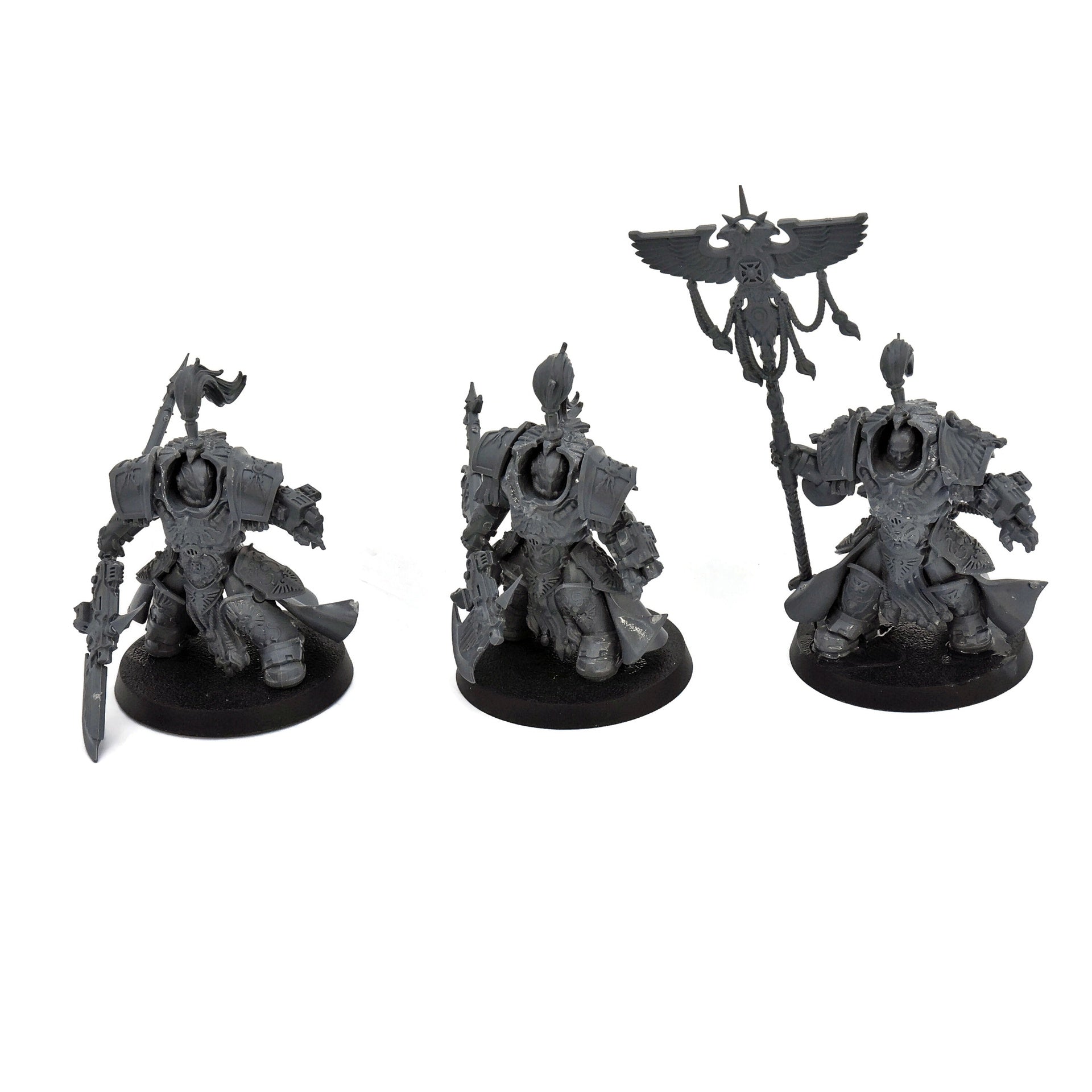 ADEPTUS CUSTODES 3 Allarus Custodians #1 BADLY GLUED Warhammer 40K 845 ...