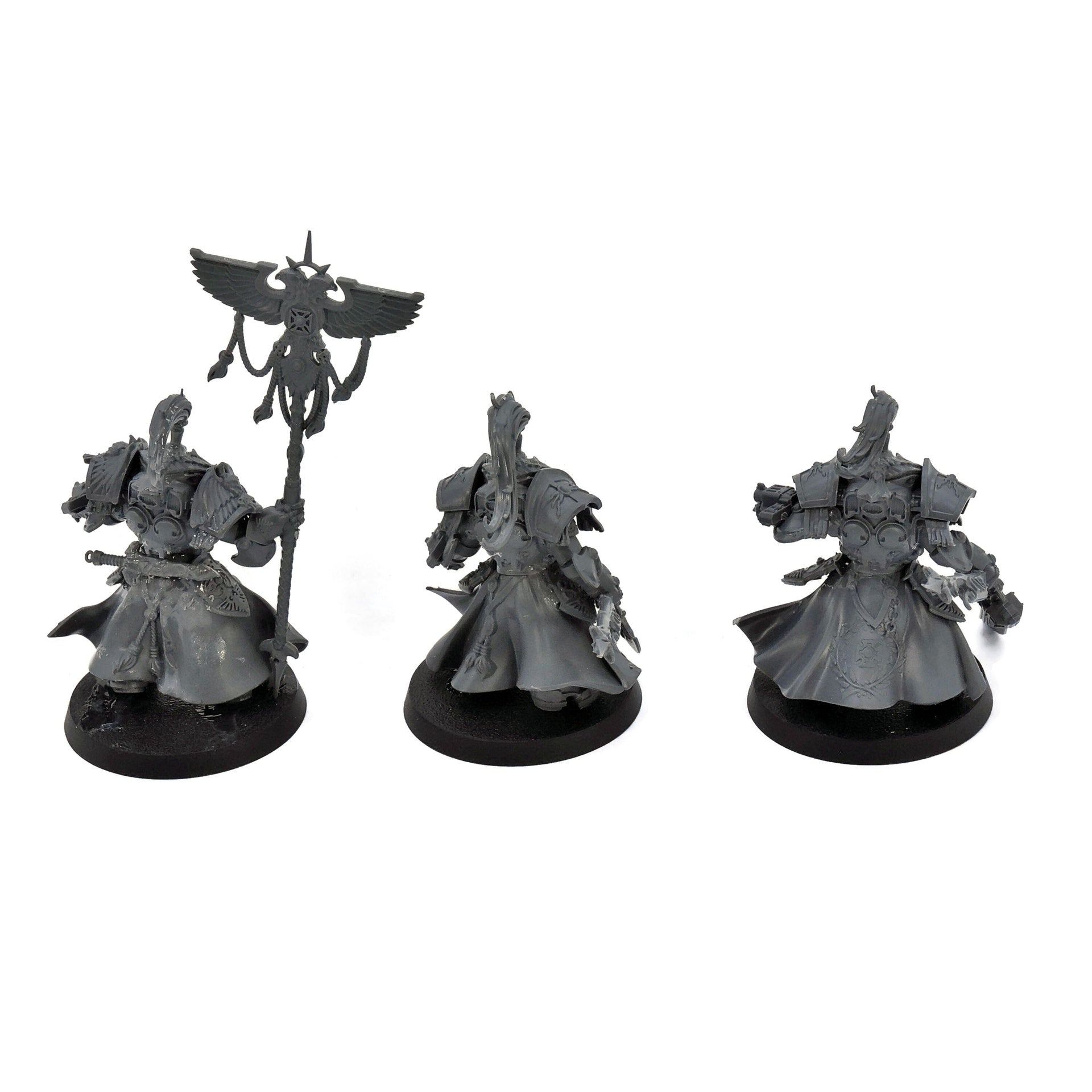 ADEPTUS CUSTODES 3 Allarus Custodians #1 BADLY GLUED Warhammer 40K 845 ...