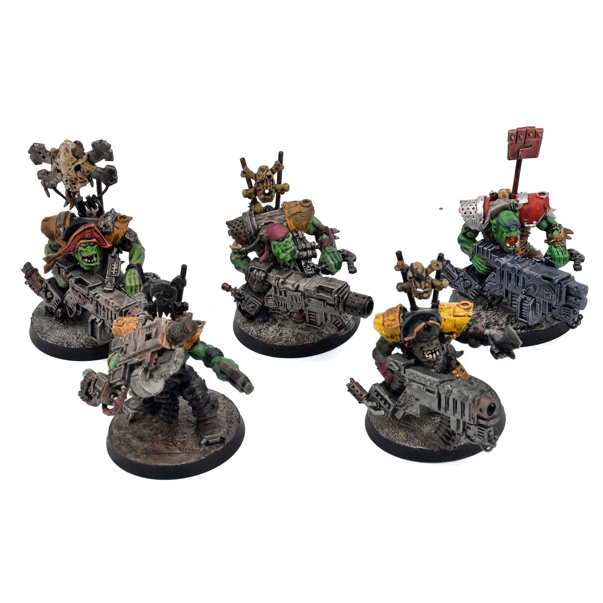 ORKS 5 Ork Flash Gitz #2 WELL PAINTED Warhammer 40K 9280 – Kingdom of ...