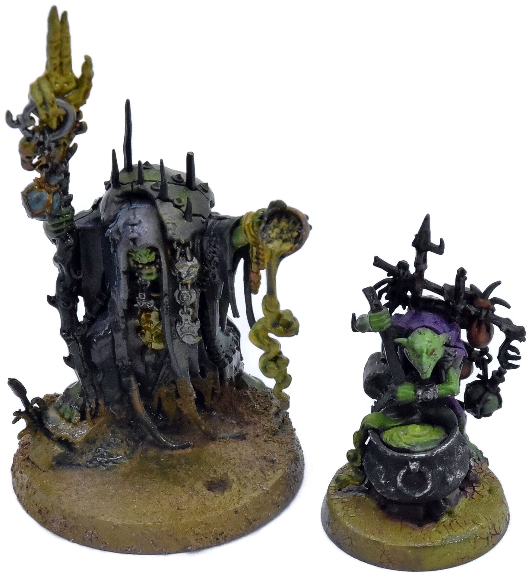 ORRUK WARCLANS Swampcalla Shaman With Pot-Grot #2 Warhammer Sigmar 403 ...