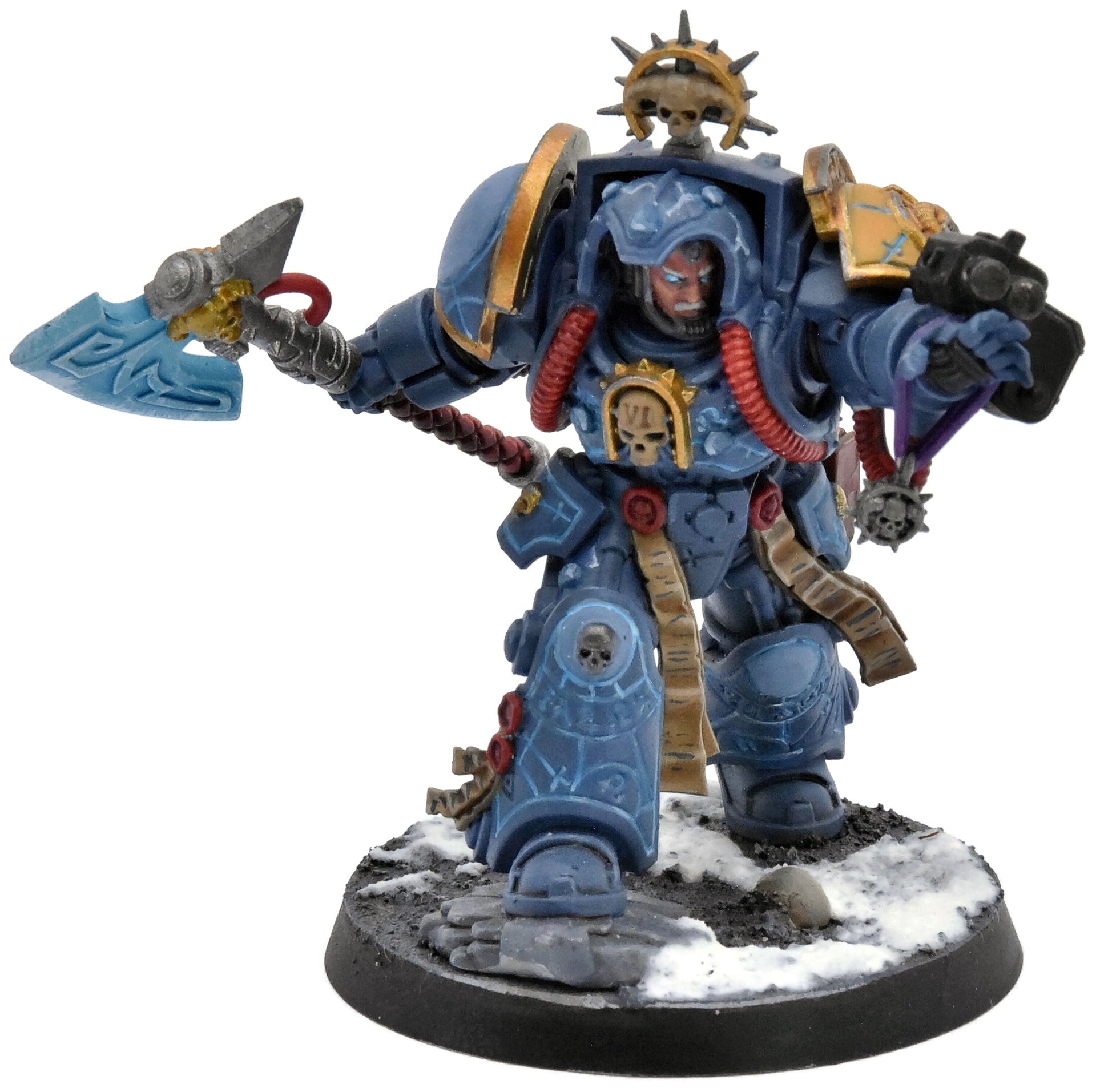 SPACE WOLVES Librarian In Terminator Armour #1 Warhammer 40K 4987 ...
