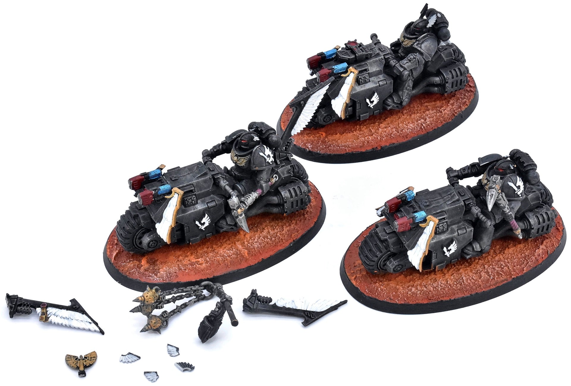 DARK ANGELS 3 Ravenwing Bike Squadron #1 Warhammer 40K 9715 – Kingdom ...