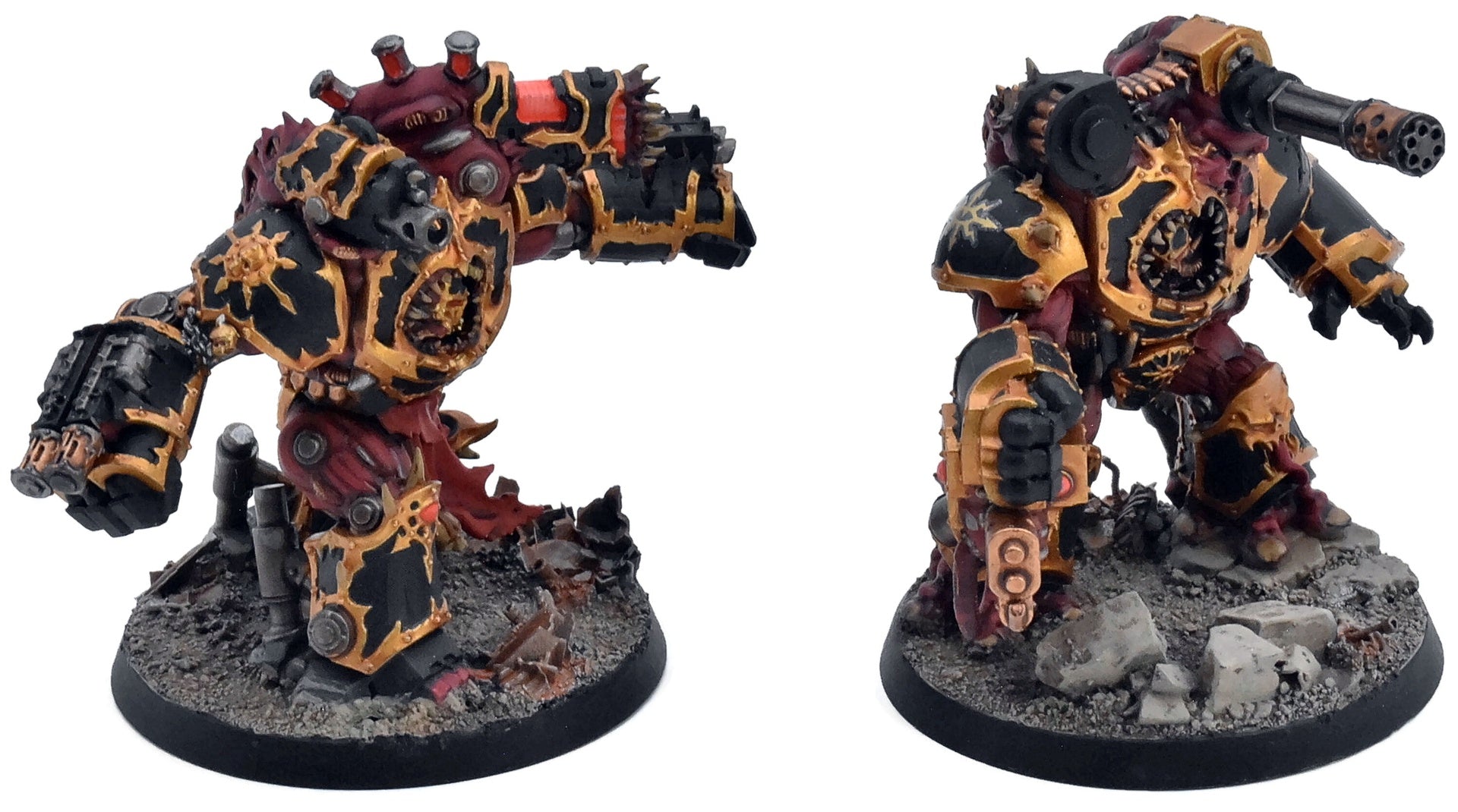 CHAOS SPACE MARINES Obliterator #1 WELL PAINTED Warhammer 40K 7520 ...