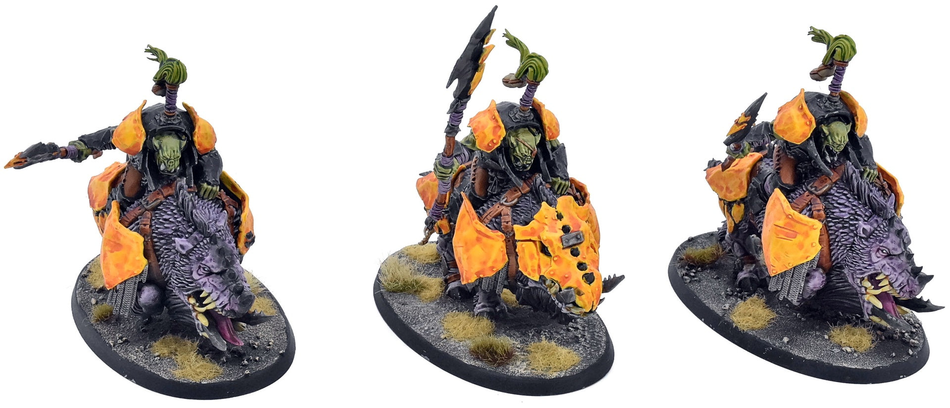 ORRUK WARCLANS 3 Gore Gruntas #1 WELL PAINTED Warhammer Sigmar 1459 – Kingdom of the Titans