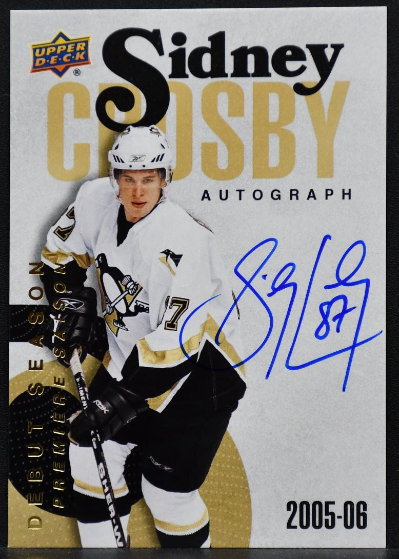2024-25 Tim Hortons Collector's Series Debut Season Auto Sidney Crosby ...