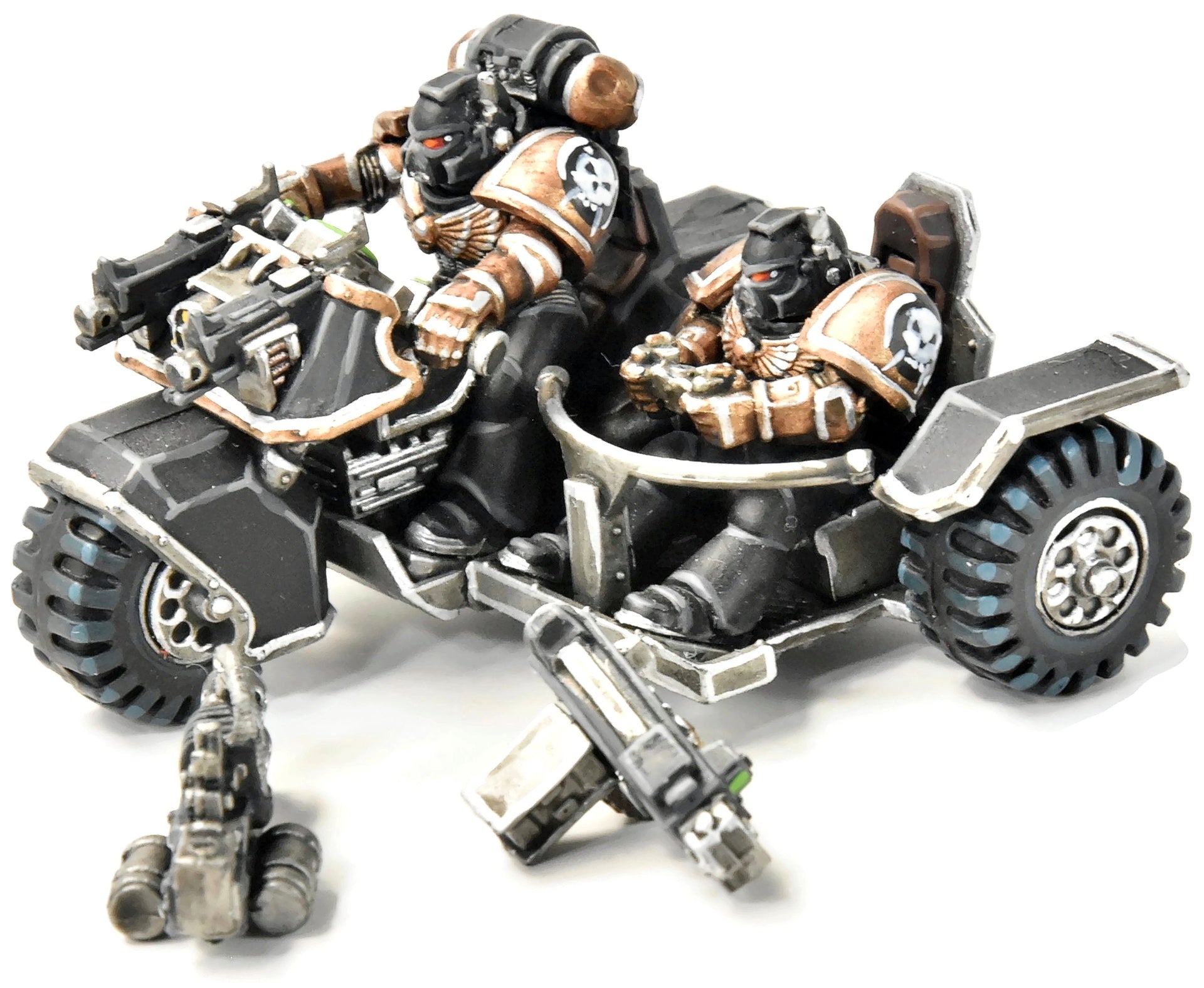 SPACE MARINES Attack Bike #3 PRO PAINTED Warhammer 40K – Kingdom of the ...