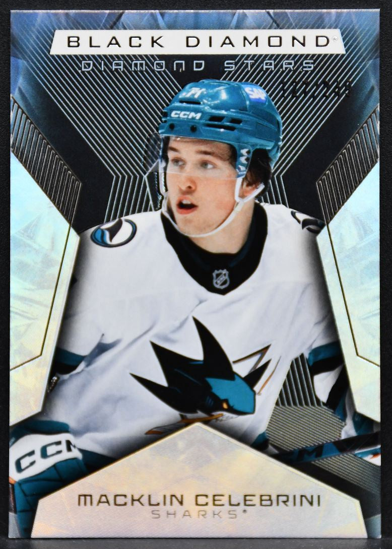 2025-26 Upper Deck Black Diamond Stars Macklin Celebrini BDS-CE 127/24 ...