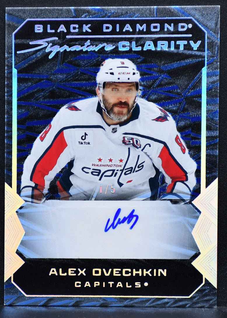 2025-26 UD Black Diamond Signature Clarity Spectrum Alex Ovechkin SC-A ...