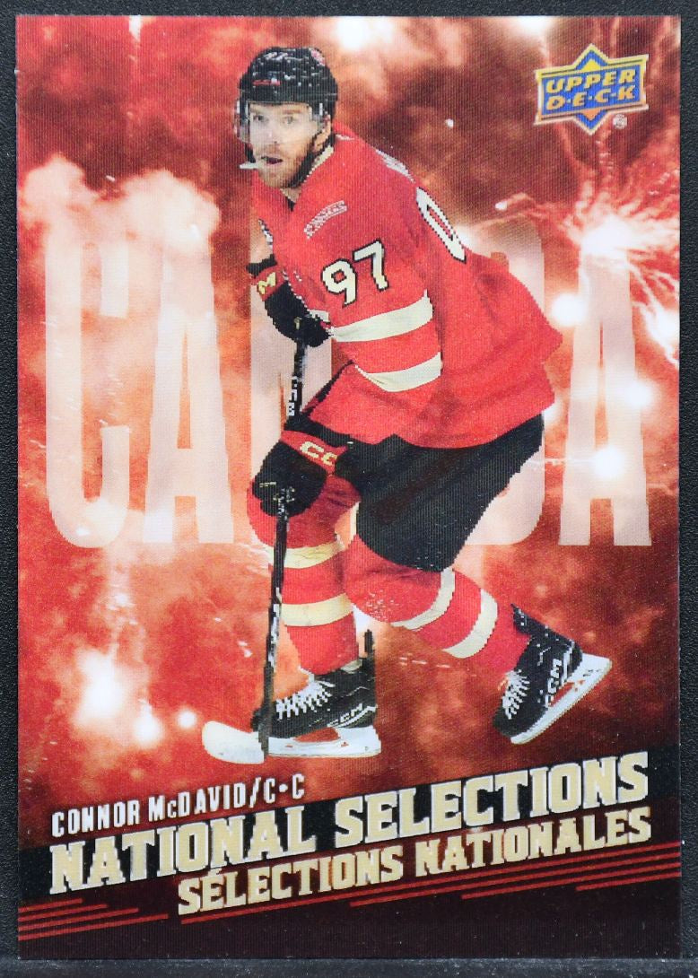 2025-26 UD Tim Hortons National Selections Connor McDavid NS-1 / Team ...