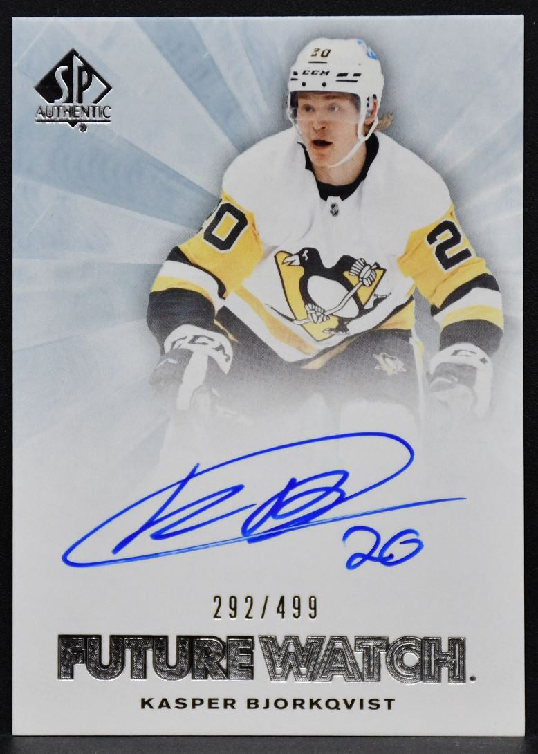 21-22 SP Authentic Retro Future Watch Auto Kasper Bjorkqvist RFWA-KB R ...