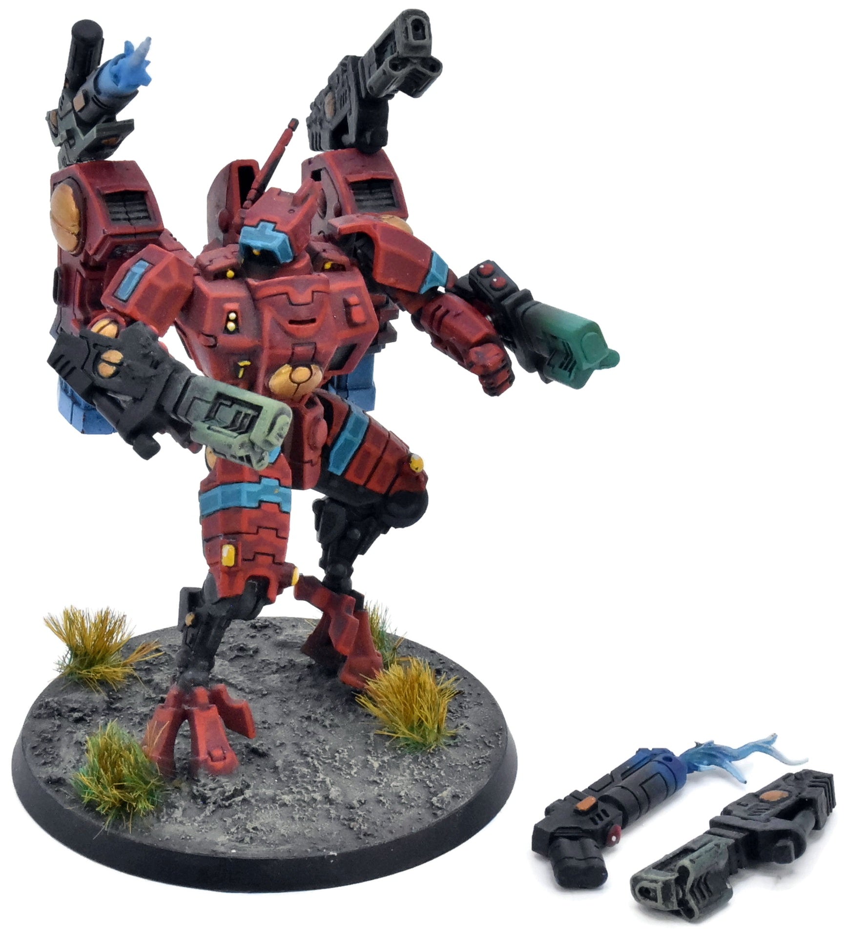 TAU EMPIRE Commander Farsight #1 WELL PAINTED Warhammer 40K – Kingdom ...