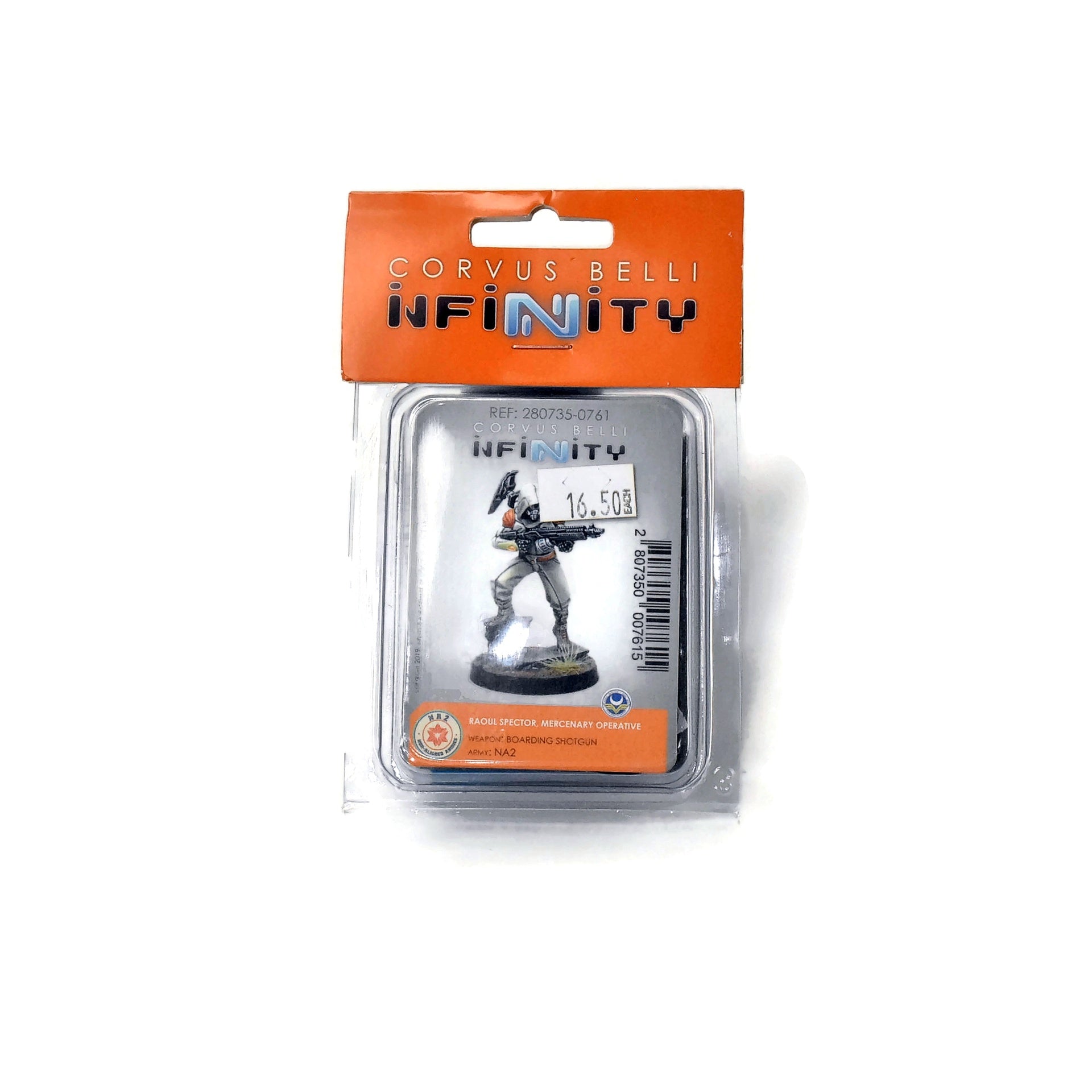 INFINITY Raoul Spector, Mercenary Operative METAL – Kingdom of the Titans