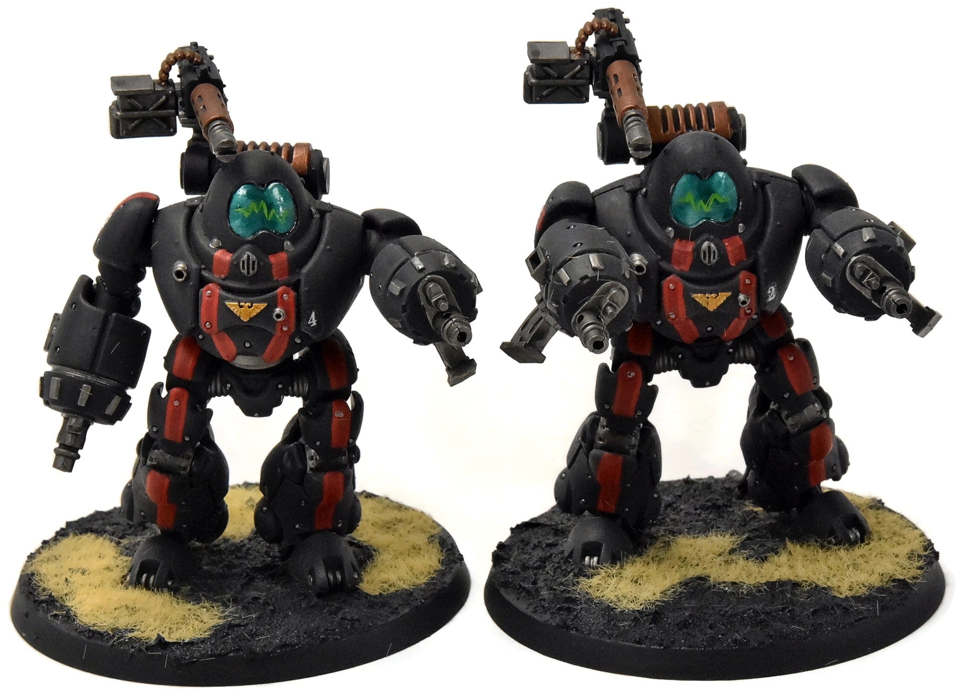 ADEPTUS MECHANICUS 2 Kastellan Robots #1 WELL PAINTED Warhammer 40K ...