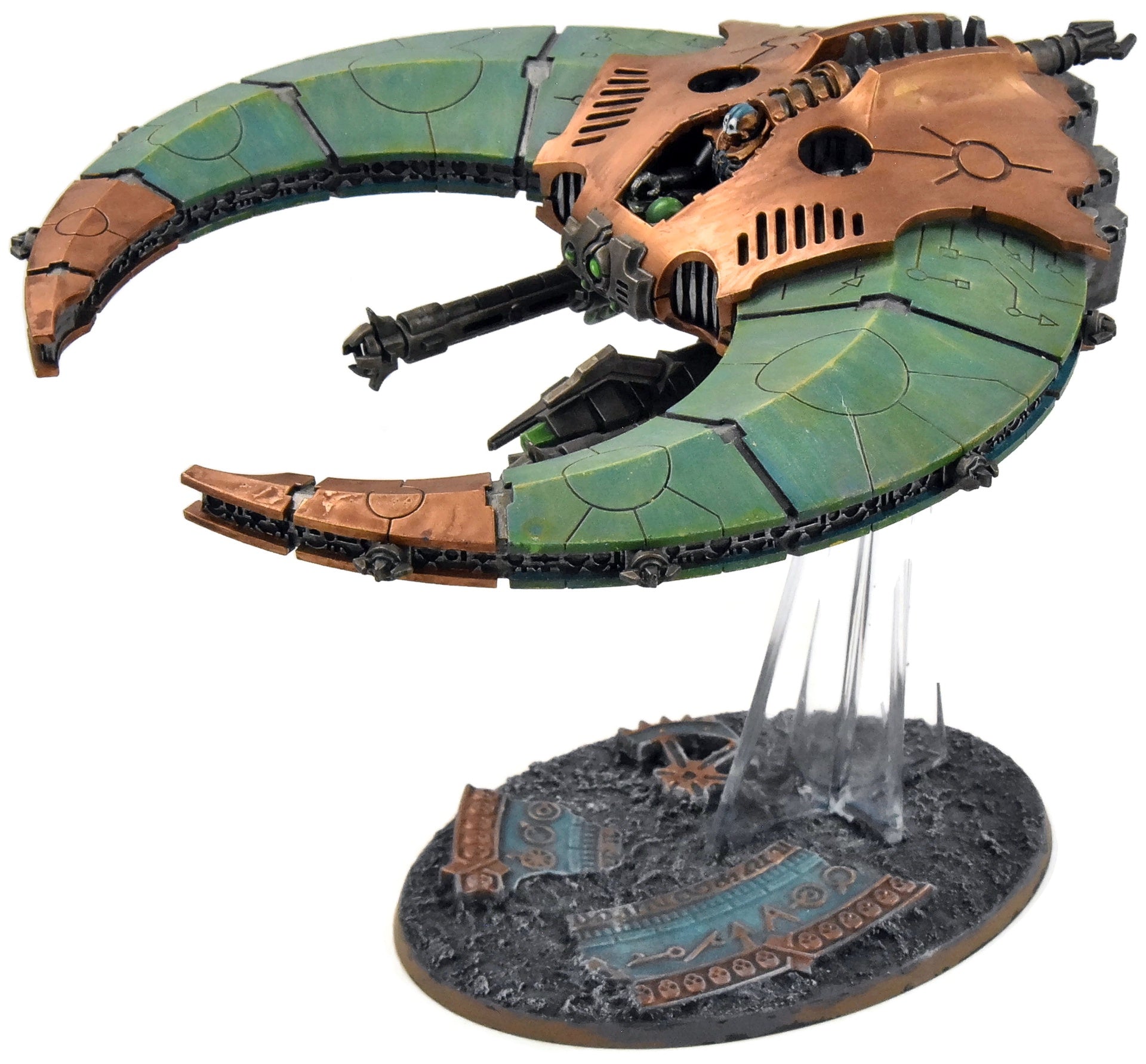 NECRONS Doom Scythe #1 WELL PAINTED Warhammer 40K – Kingdom of the Titans