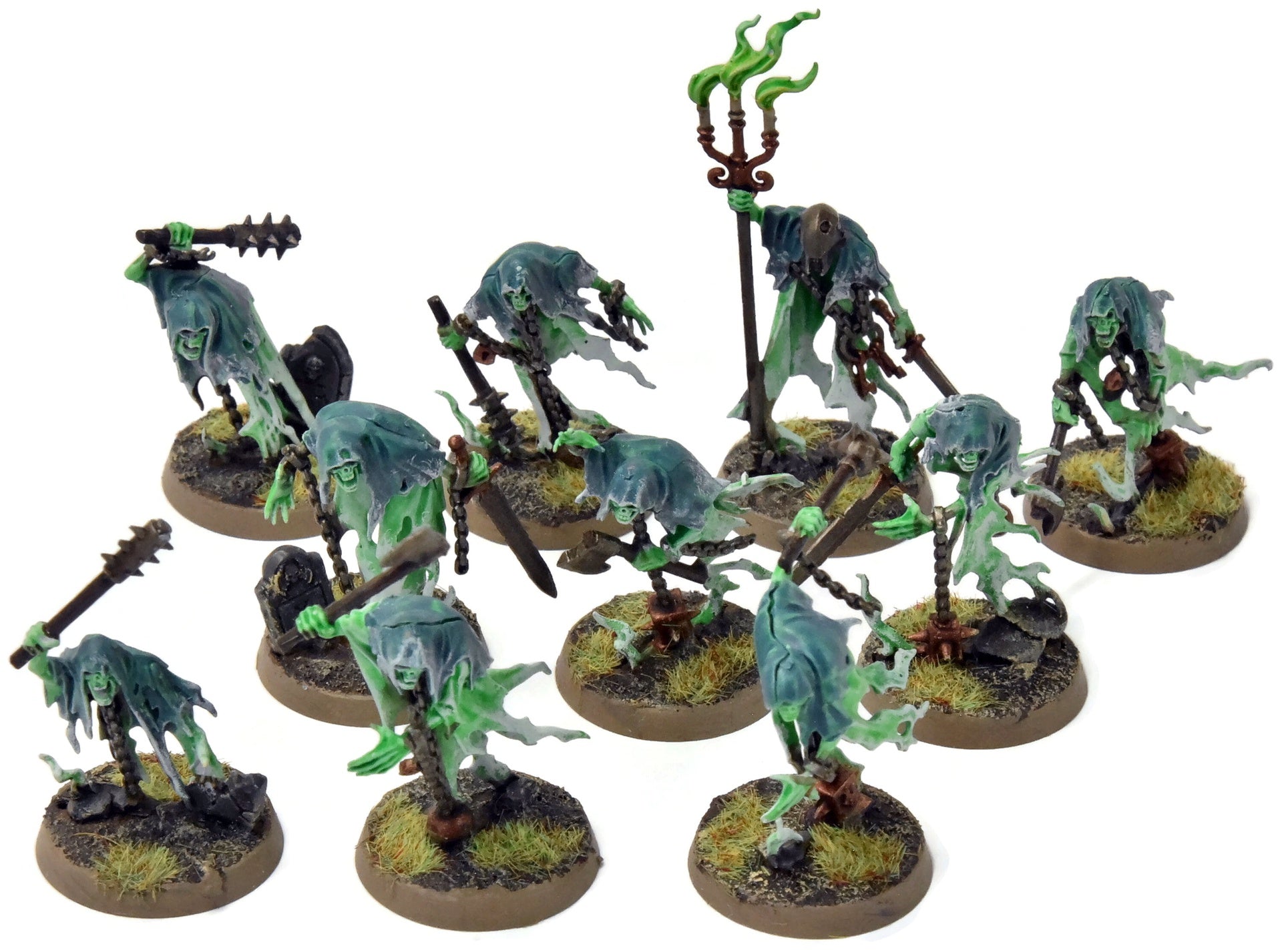NIGHTHAUNT 10 Chainrasp Hordes #1 WELL PAINTED Warhammer Sigmar ...