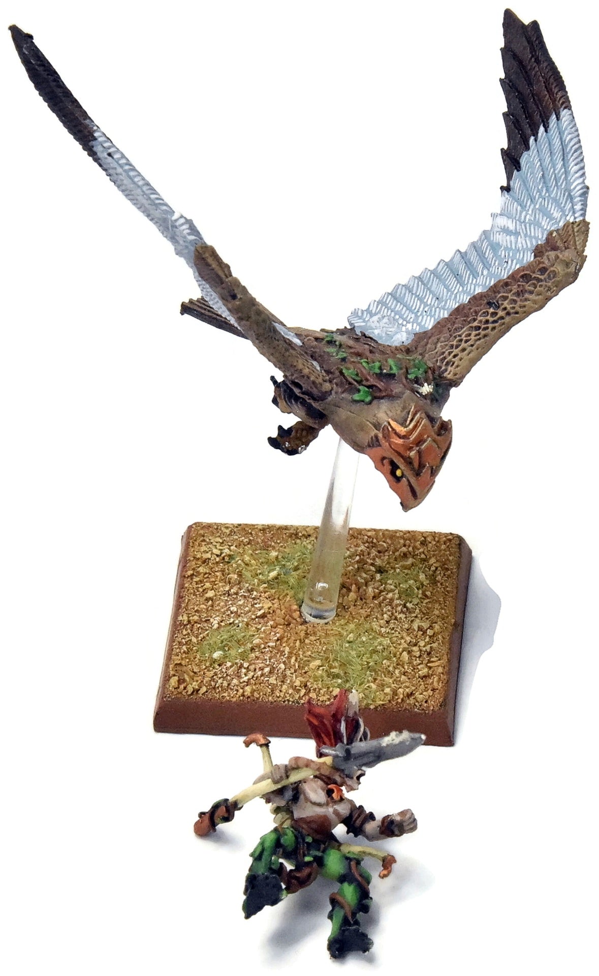 WOOD ELVES Warhawk Rider #4 PRO PAINTED METAL Warhammer Fantasy ...