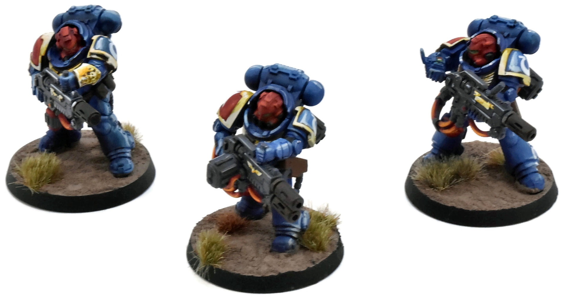 SPACE MARINES 3 Primaris Eradicators #1 WELL PAINTED Warhammer 40K 128 ...