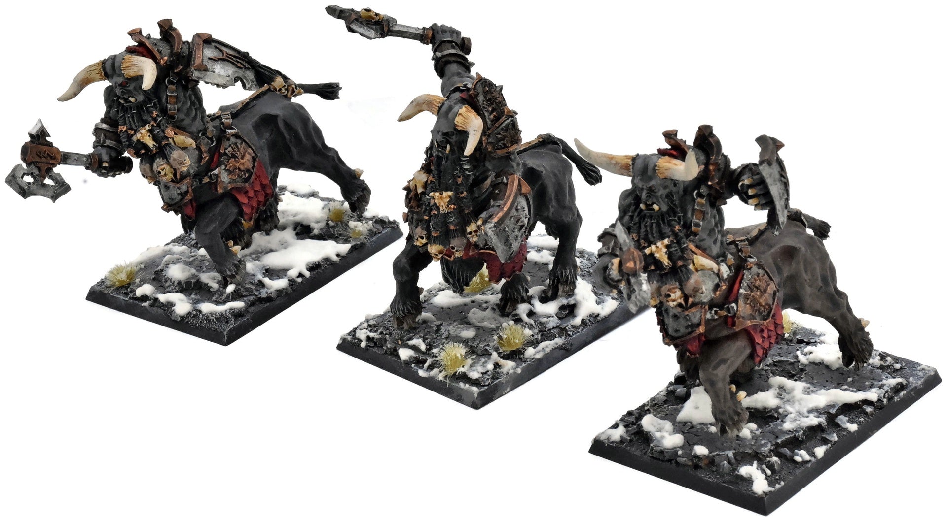 CHAOS DWARFS 3 Bull Centaur Renders #1 FORGE WORLD WELL PAINTED Fantas ...