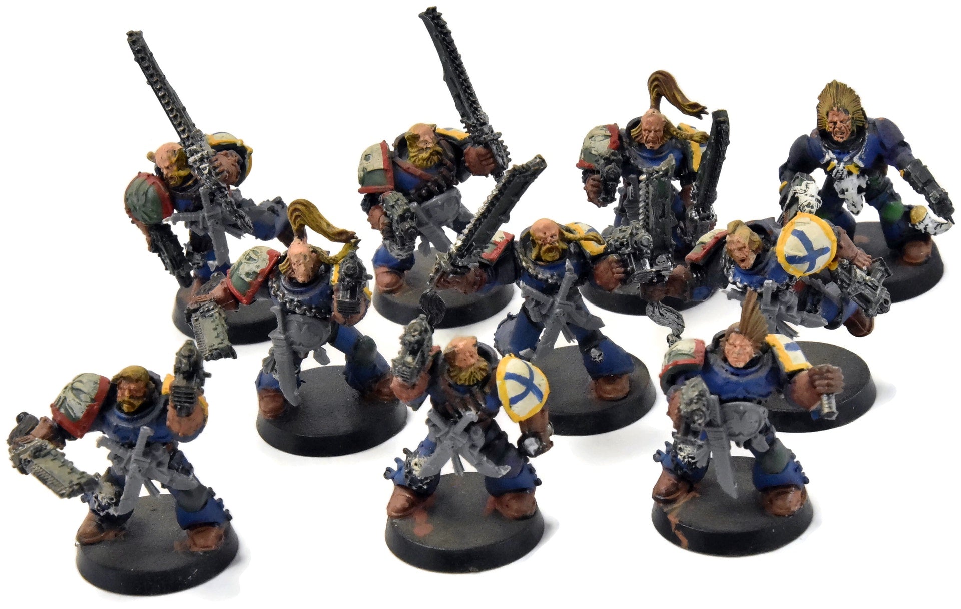 SPACE MARINES 10 Tactical Squad #1 Warhammer 40K Space Wolves – Kingdom ...