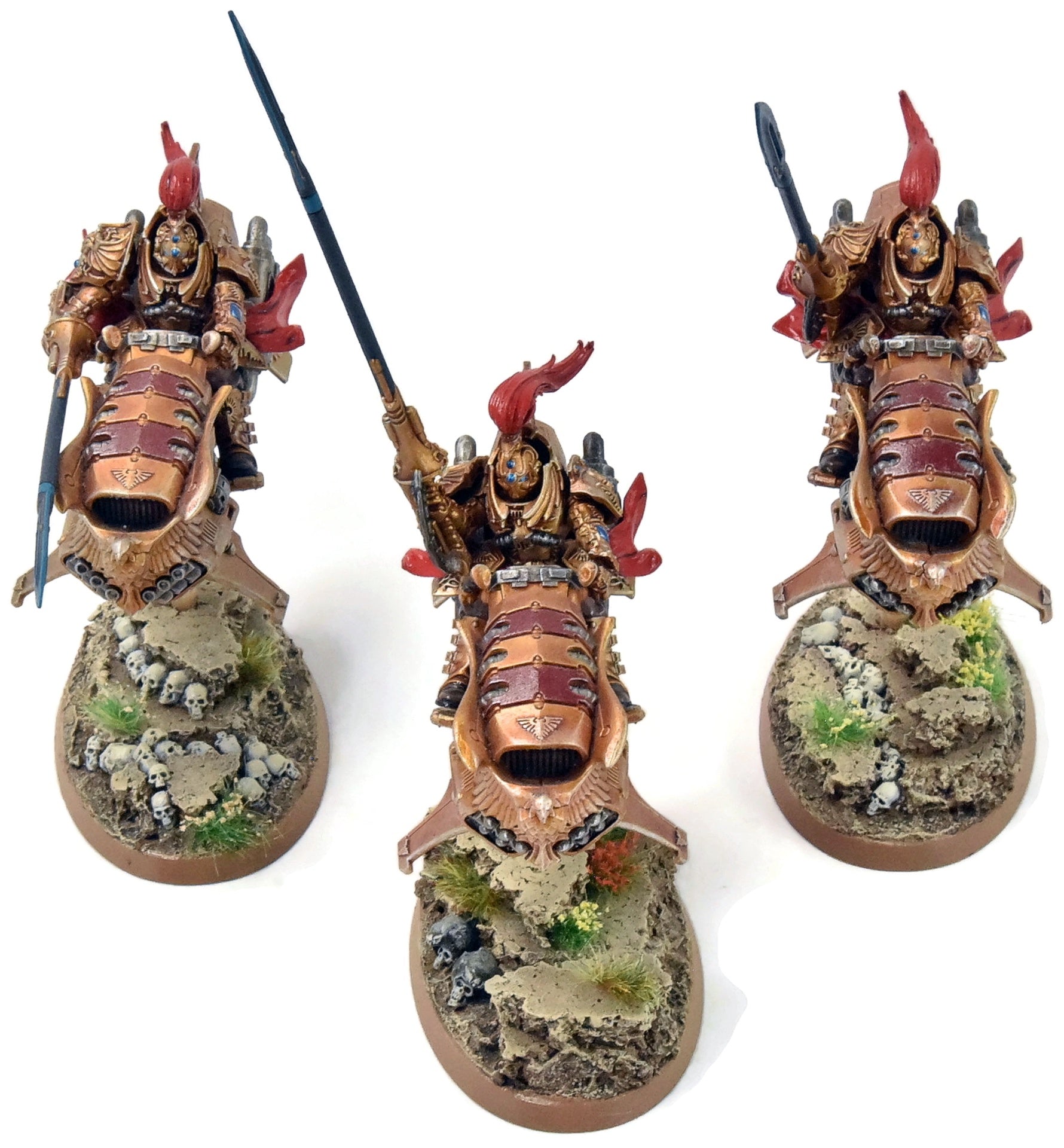 ADEPTUS CUSTODES 3 Dawneagle Jetbikes #2 PRO PAINTED Warhammer 40K ...