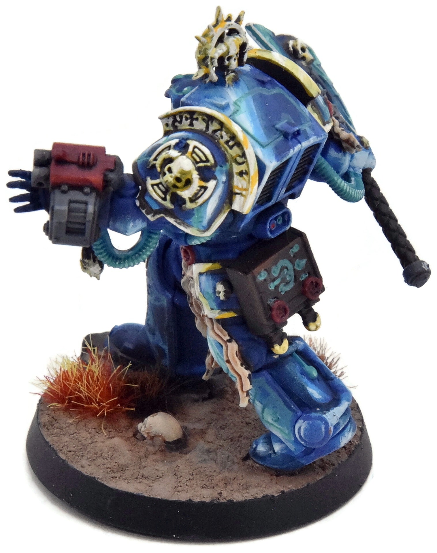 SPACE MARINES Librarian in Terminator Armour #1 WELL PAINTED Warhammer ...