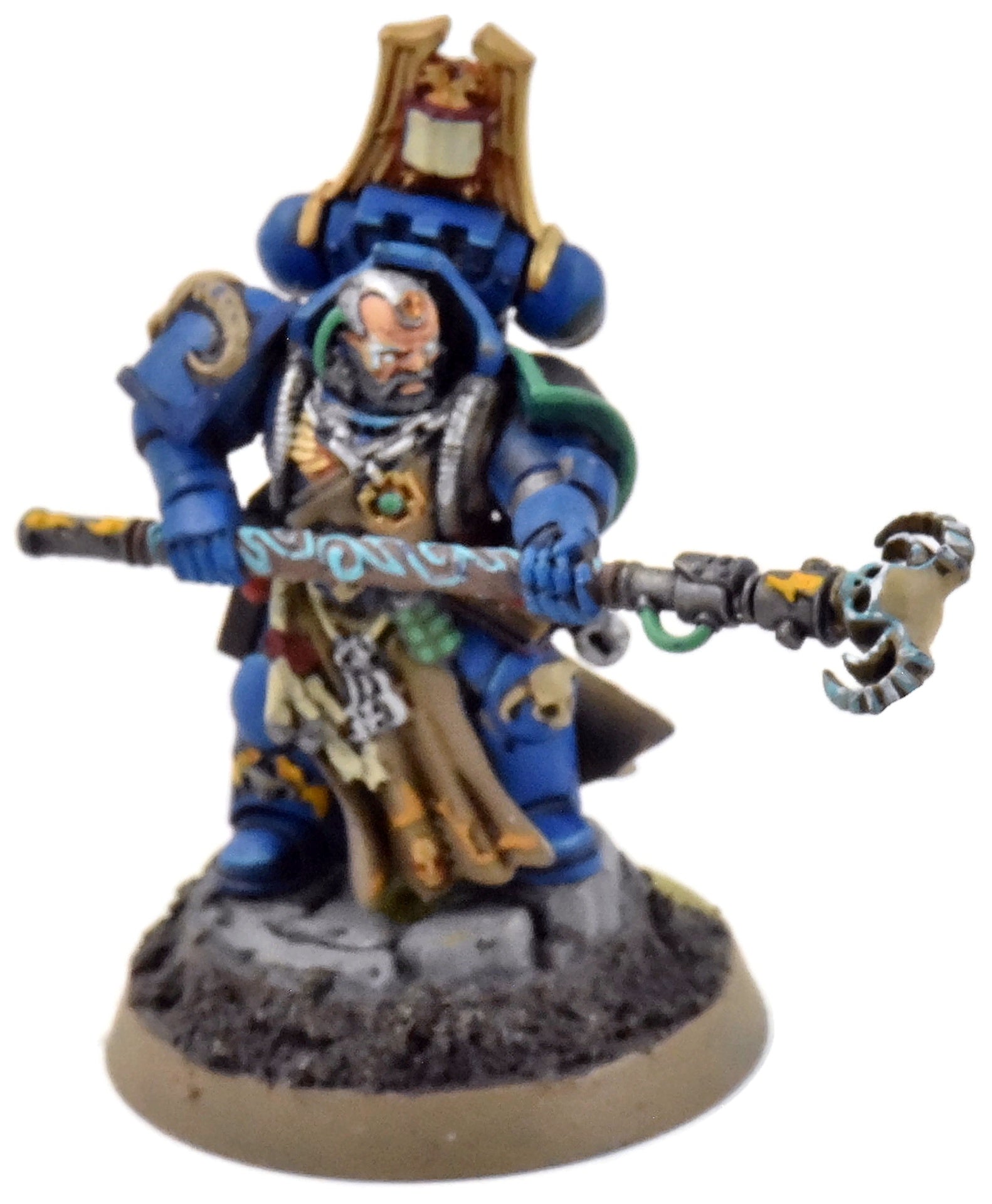 SPACE MARINES Librarian #1 WELL PAINTED Warhammer 40K – Kingdom of the ...